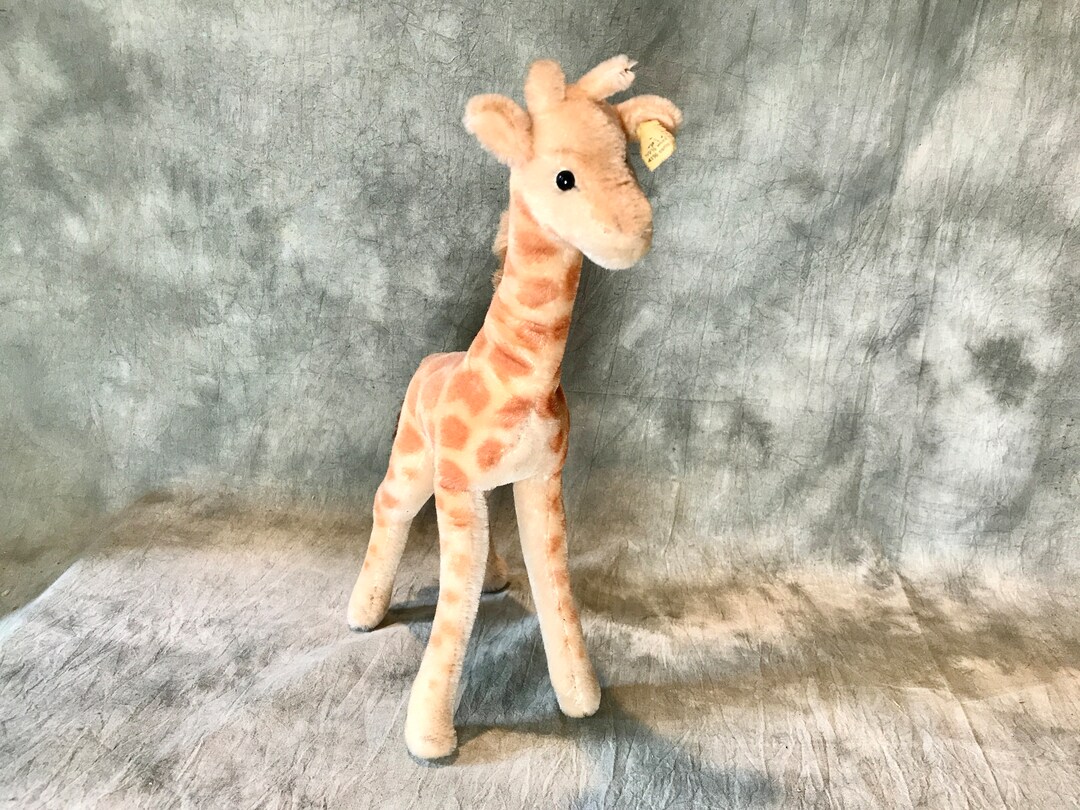 Steiff Giraffe With Button 14" - Etsy