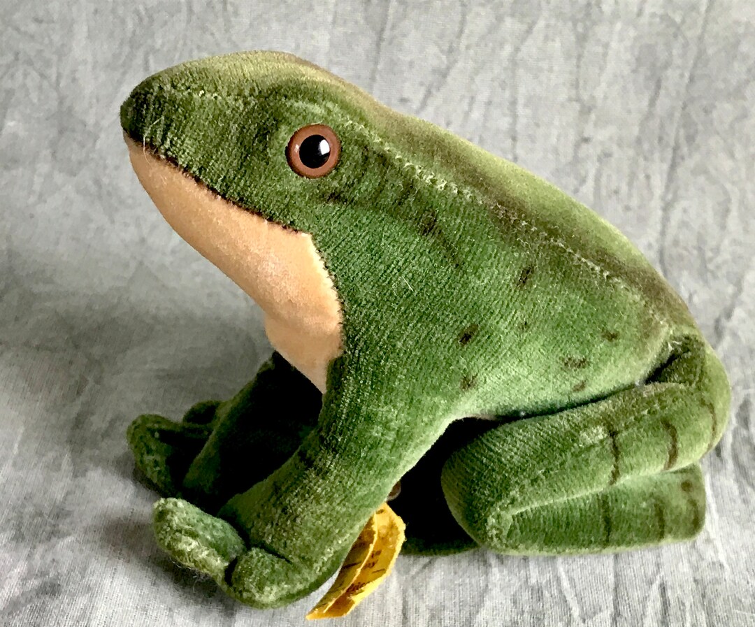Steiff Frog Froggy WITH Button - Etsy