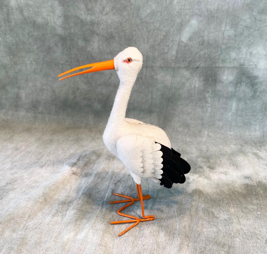 Rare Steiff Adebar Stork • Felt • 17 Cm / 6.7 " • Vintage Collectible ...