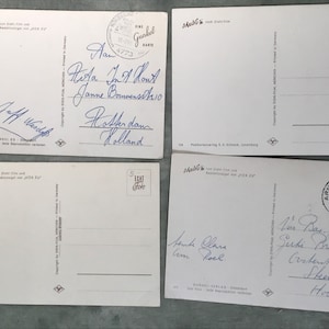 Set of 4 Original Mecki Real Photo Postcards - Etsy