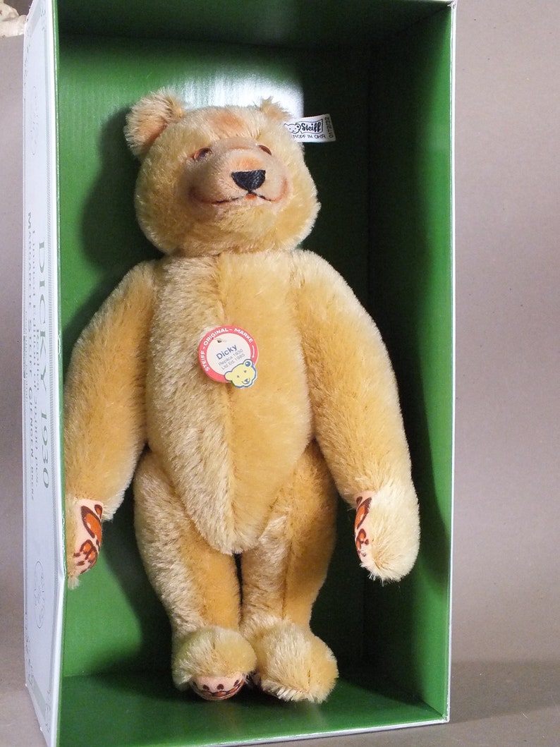 MINT Steiff Dicky Bear Replica 1930 All Ids Never Been Out of - Etsy