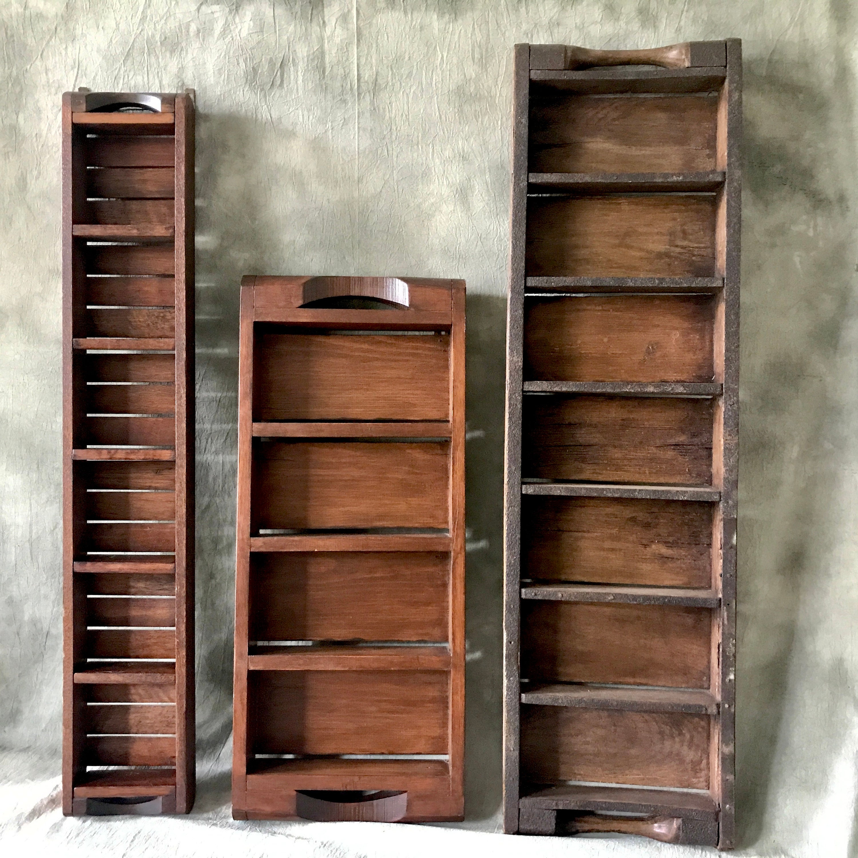Antique Dutch Wooden Brick Mold | Oak Display Tray 1920s | Industrial ...