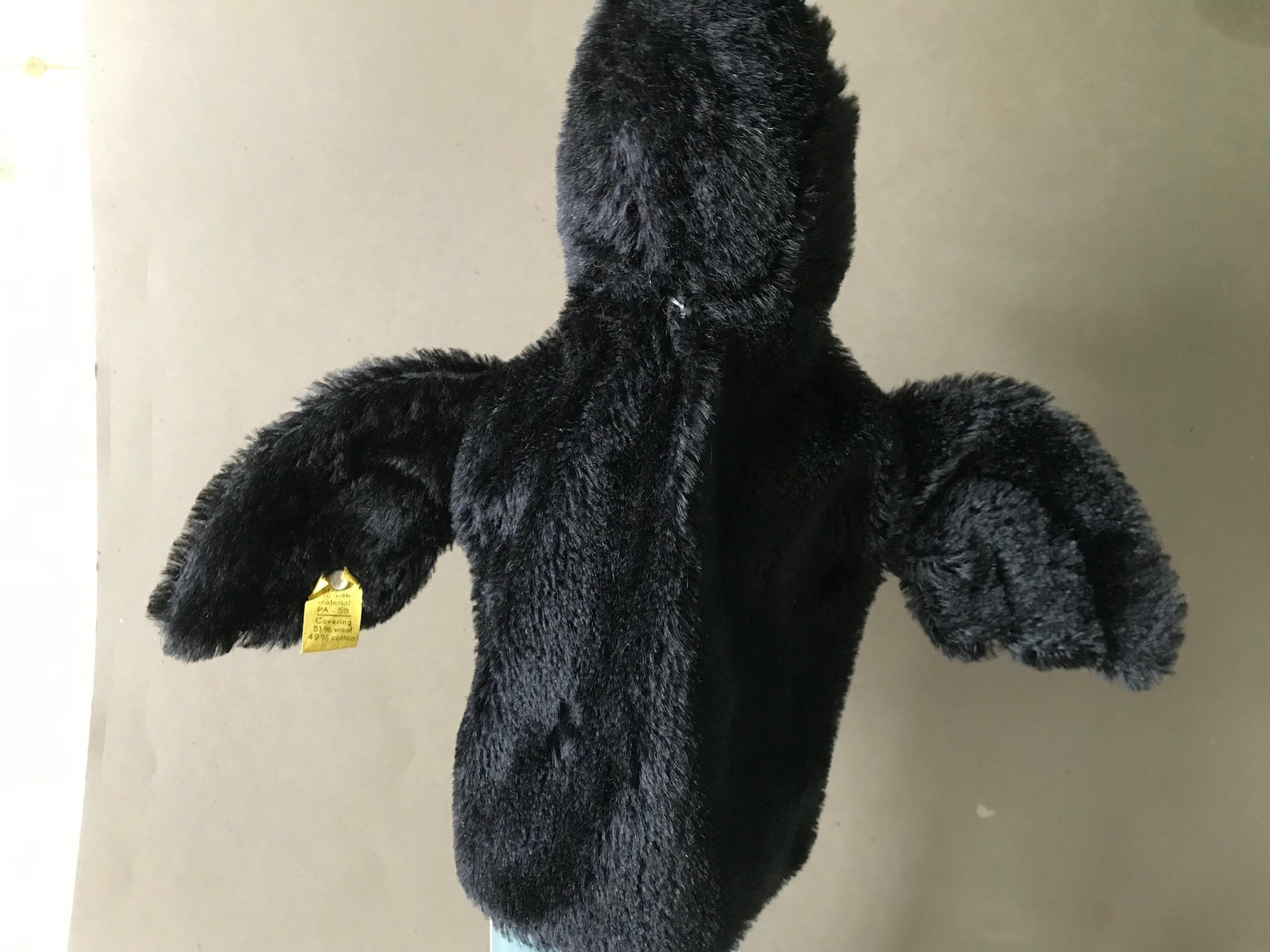 Steiff Raven Hand Puppet Hucky All Ids RARE | Etsy