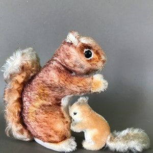 Steiff Possy Squirrel With Steiff Button - Etsy