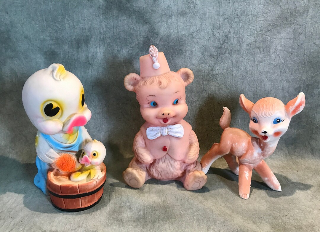 1950 Squeaky Rubber Toys - Etsy