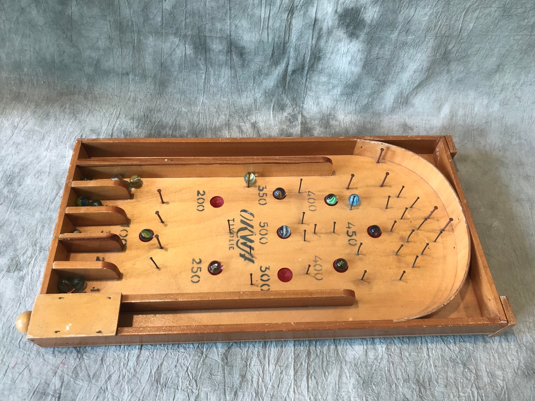 50s Pinball Marble Game - Etsy