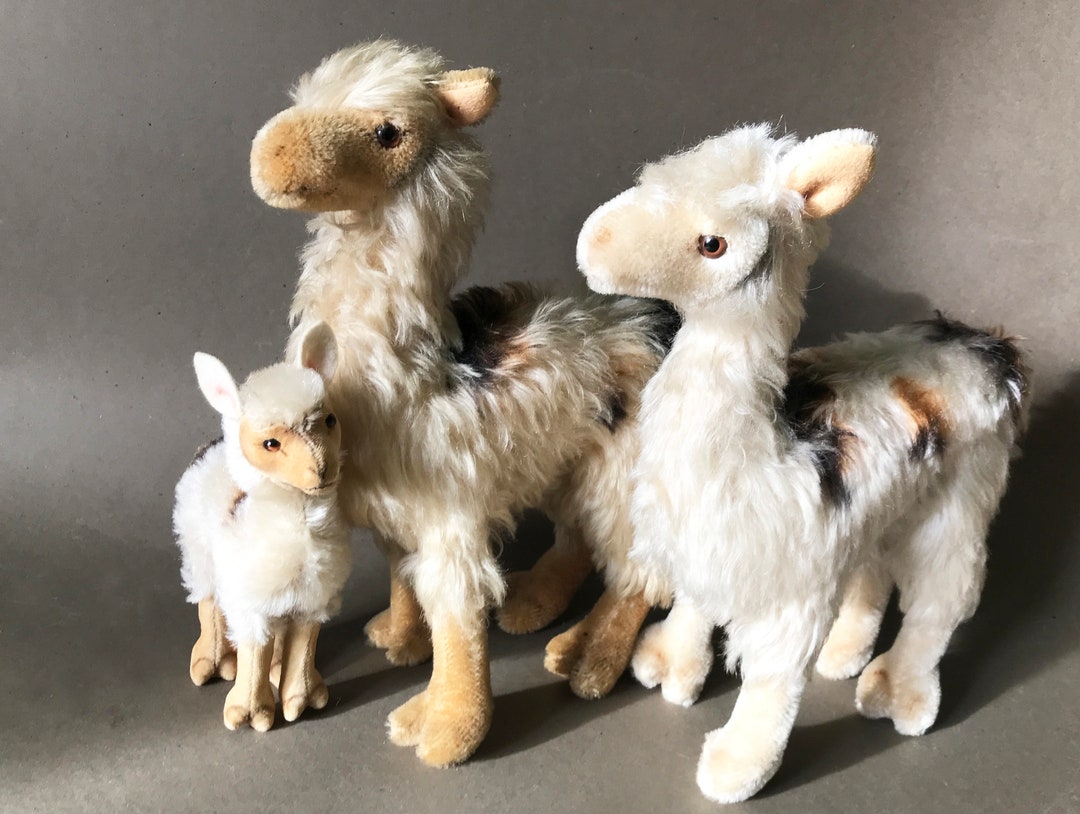 Family of Steiff Llama's - Etsy