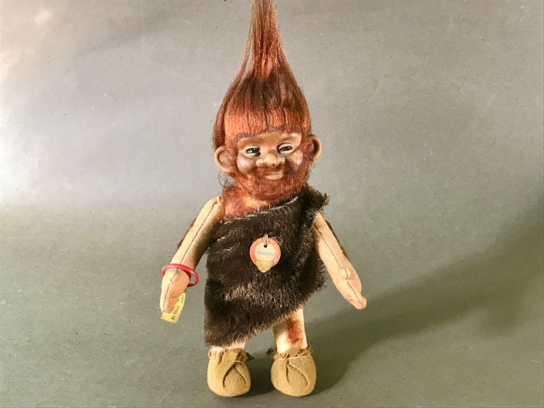Vintage Steiff Neander Caveman Doll – 1960s Collectible Toy. - Etsy