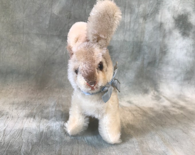 Vintage 1950s Steiff Hoppy Rubbit/bunny,mohair ,hardstuffed,small 4inch ...