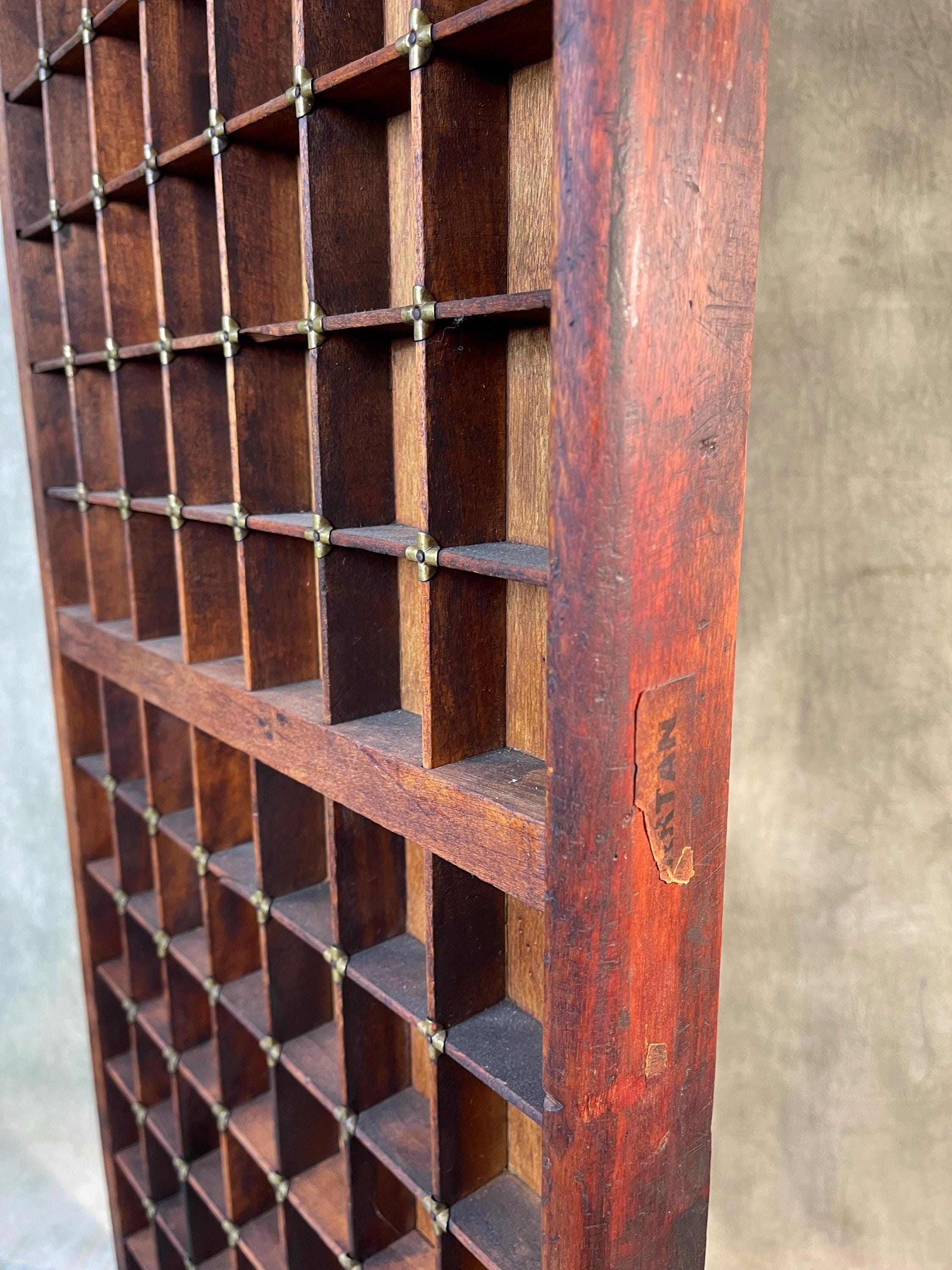 Antique Dutch Wooden Brick Mold | Oak Display Tray 1920s | Industrial ...