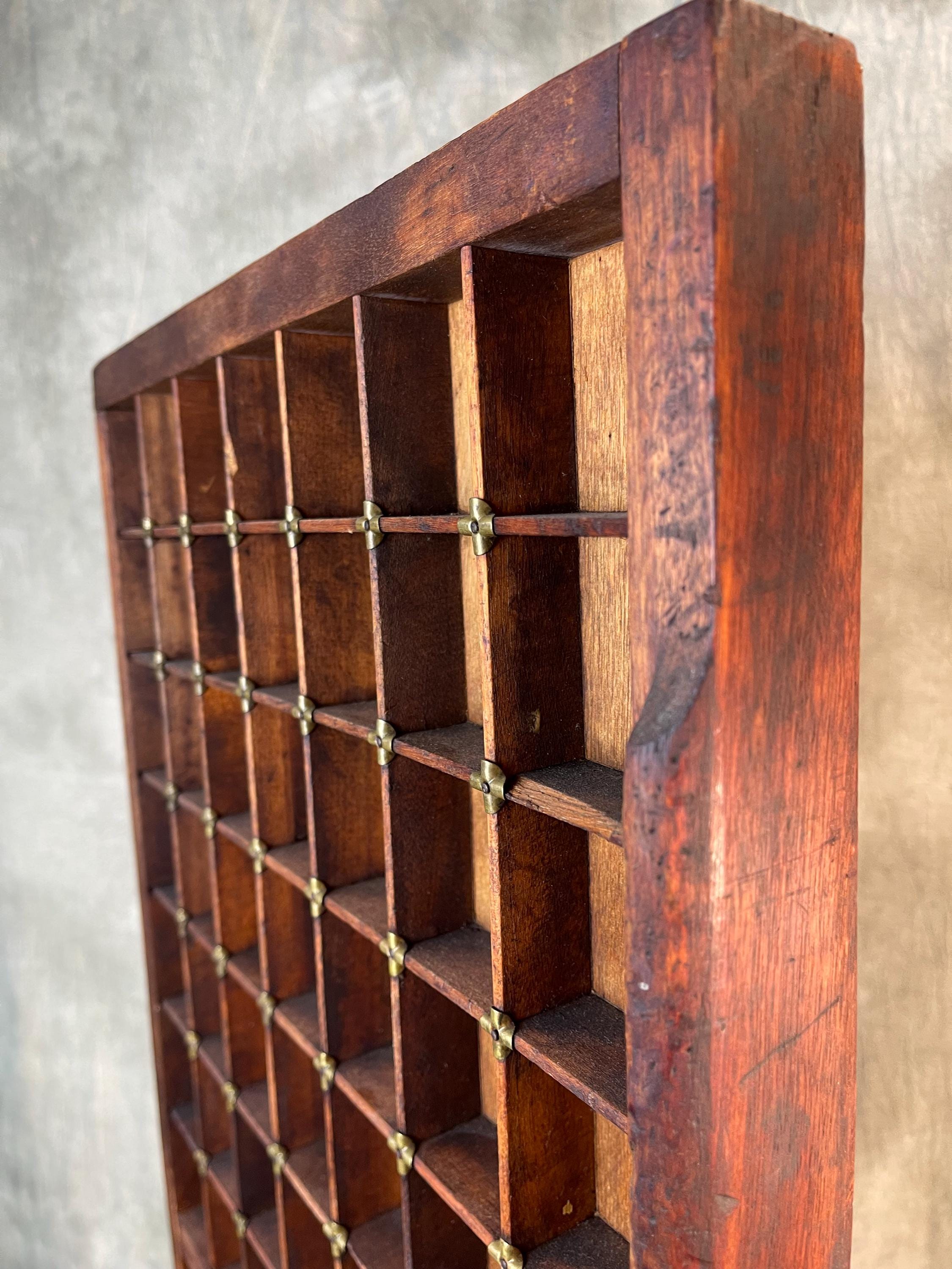 Antique Dutch Wooden Brick Mold | Oak Display Tray 1920s | Industrial ...