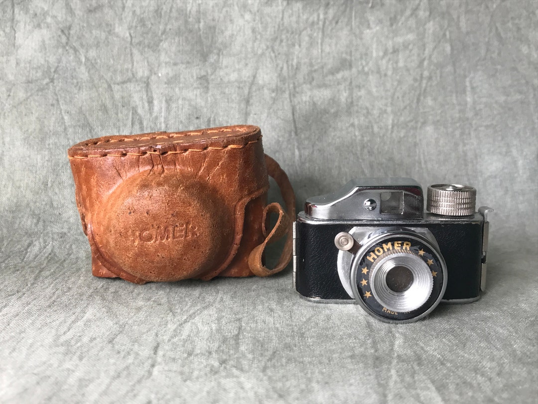 Vintage Miniature Homer Spy Camera With Original Leather Case - Etsy