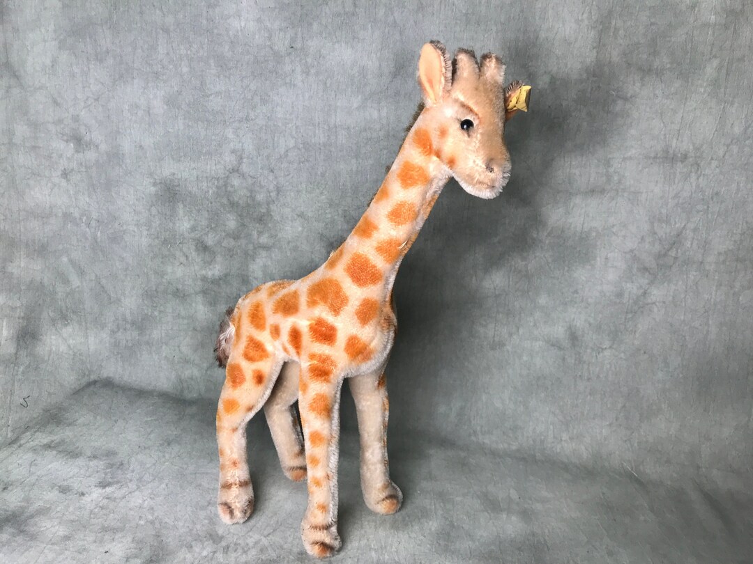 Steiff Giraffe With Button 14" - Etsy