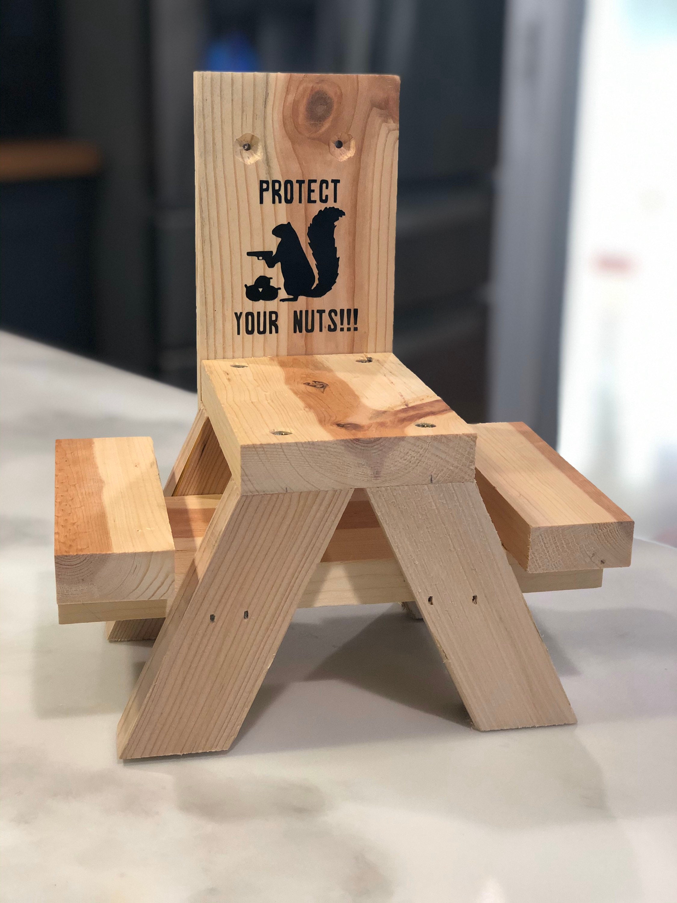 Squirrel Picnic Table | Etsy