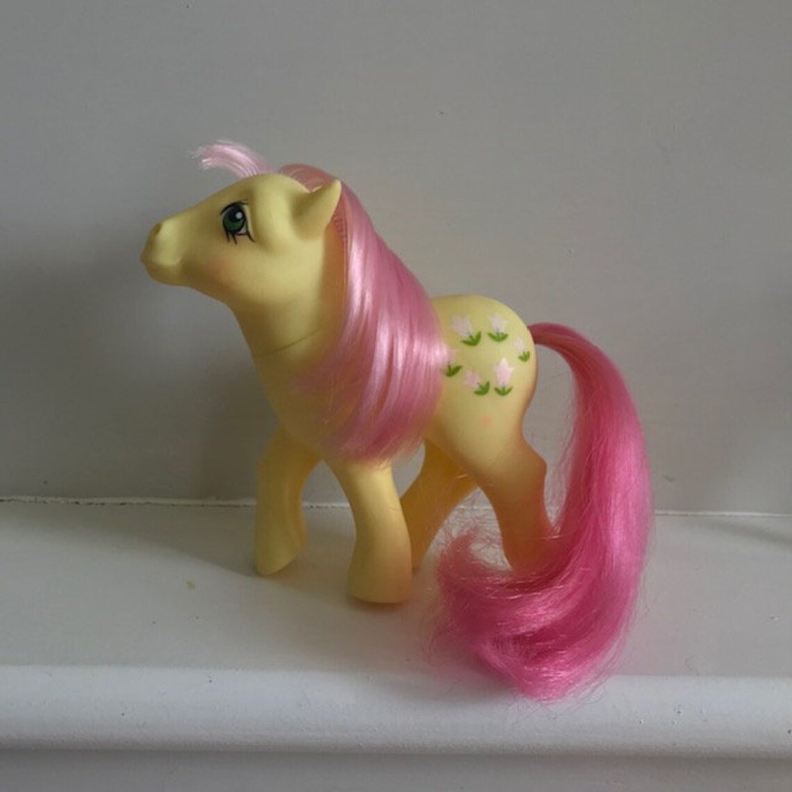 Vintage G1 My Little Pony Earth Pony Posey With Pink Tulips 1984 - Etsy