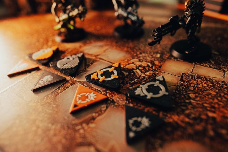 Kill Team Premium Tokens Conceal / Engage - Etsy UK