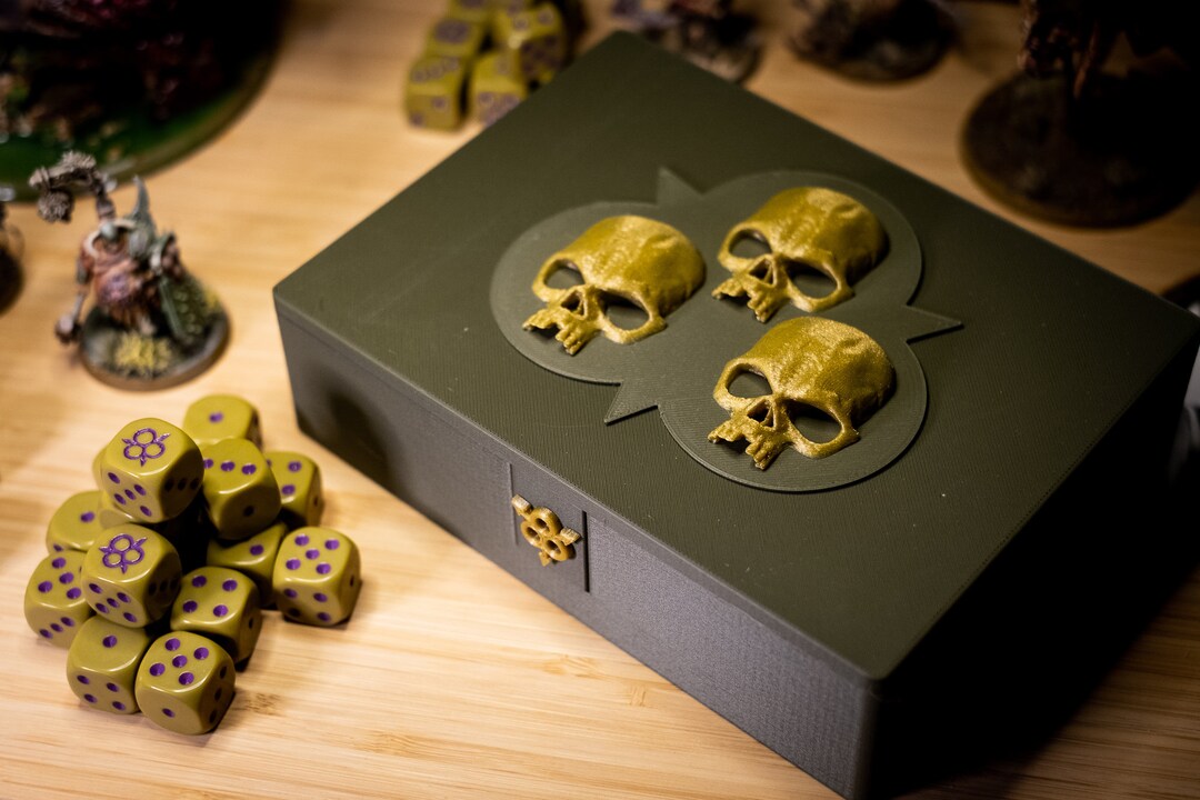 Nurgle Maggotking Deathguard Box for Dice and Tokens. - Etsy Sweden