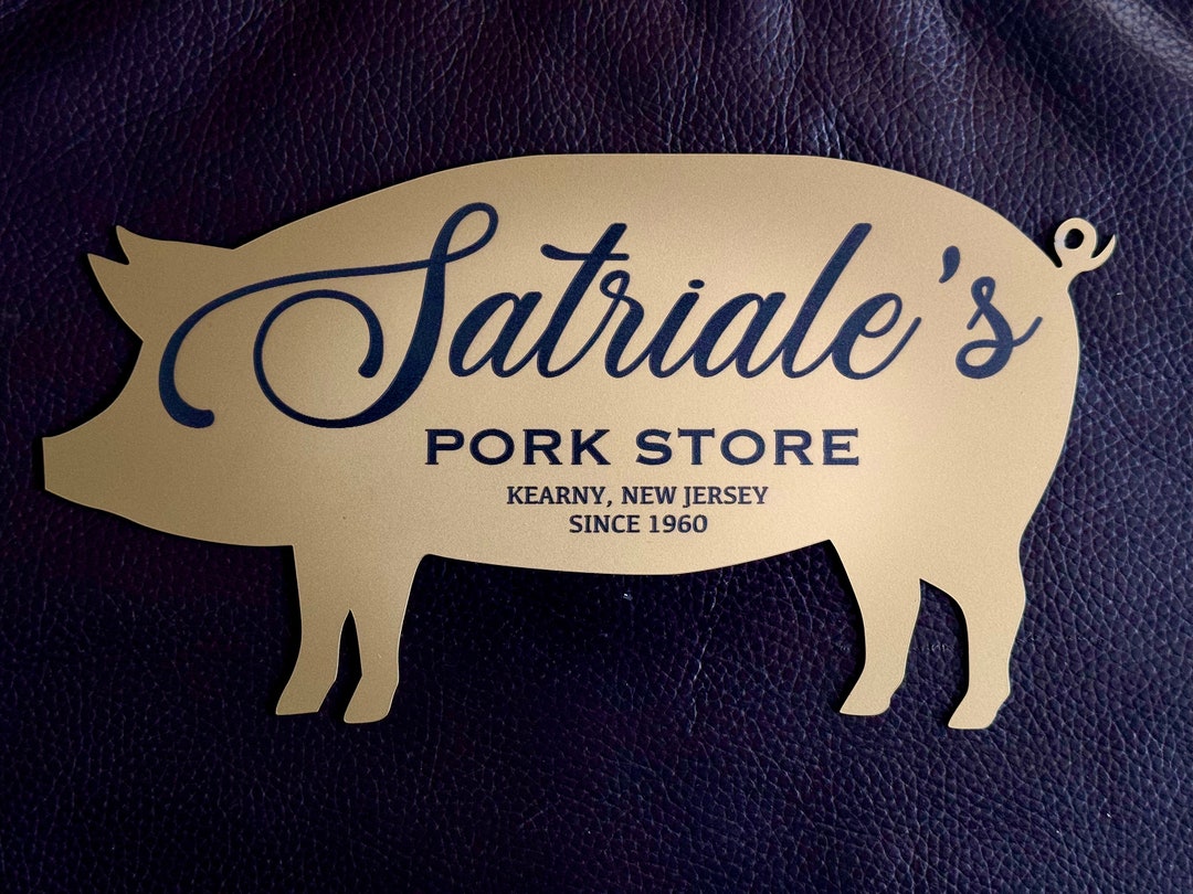 Satriales Butcher Shop Billboard Pork Store. - Etsy