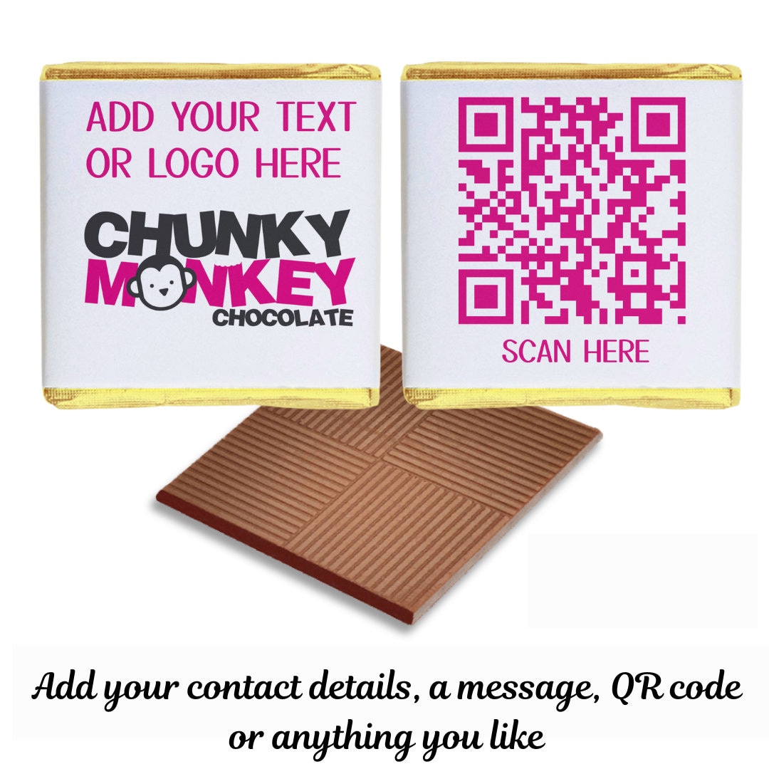 50 Your Own Logo Chocolates – Custom Promotional Chocolates, Branded ...