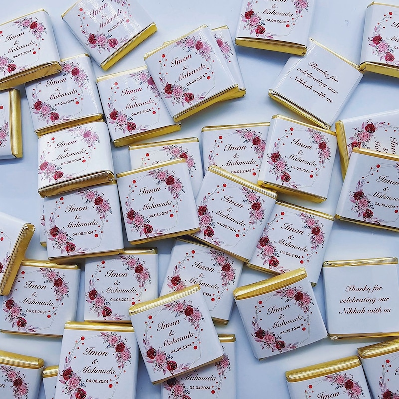 Bridal Favor Chocolates - Etsy UK