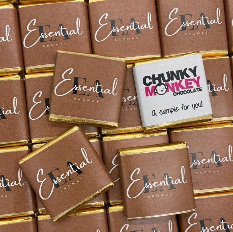 50 Your OWN Logo Chocolates Promotional Chocolates Business | Etsy UK