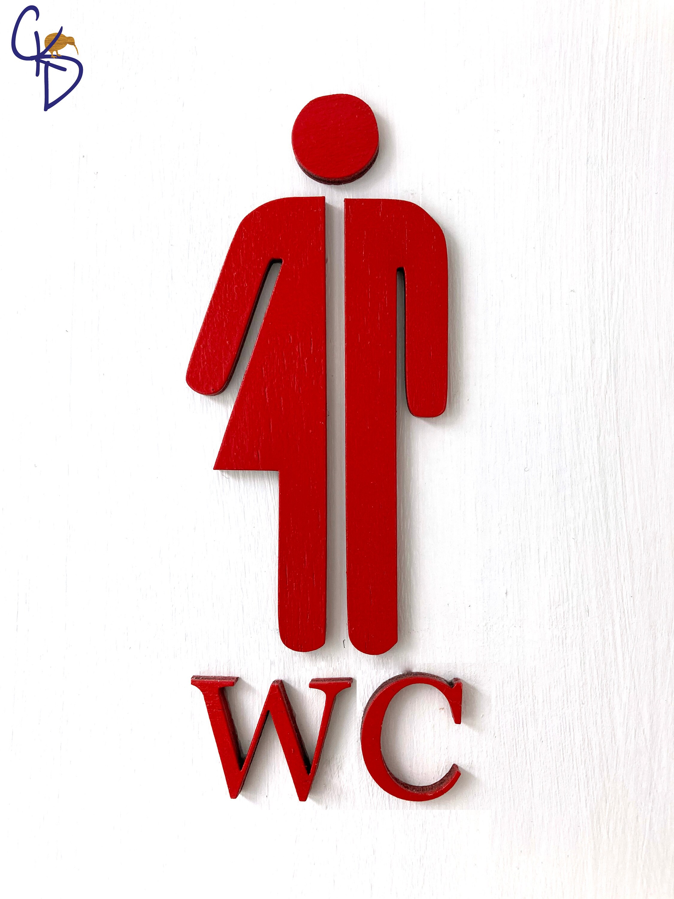 Toilet/bathroom Sign Wooden Sign Bathroom Decoration Toilet - Etsy UK