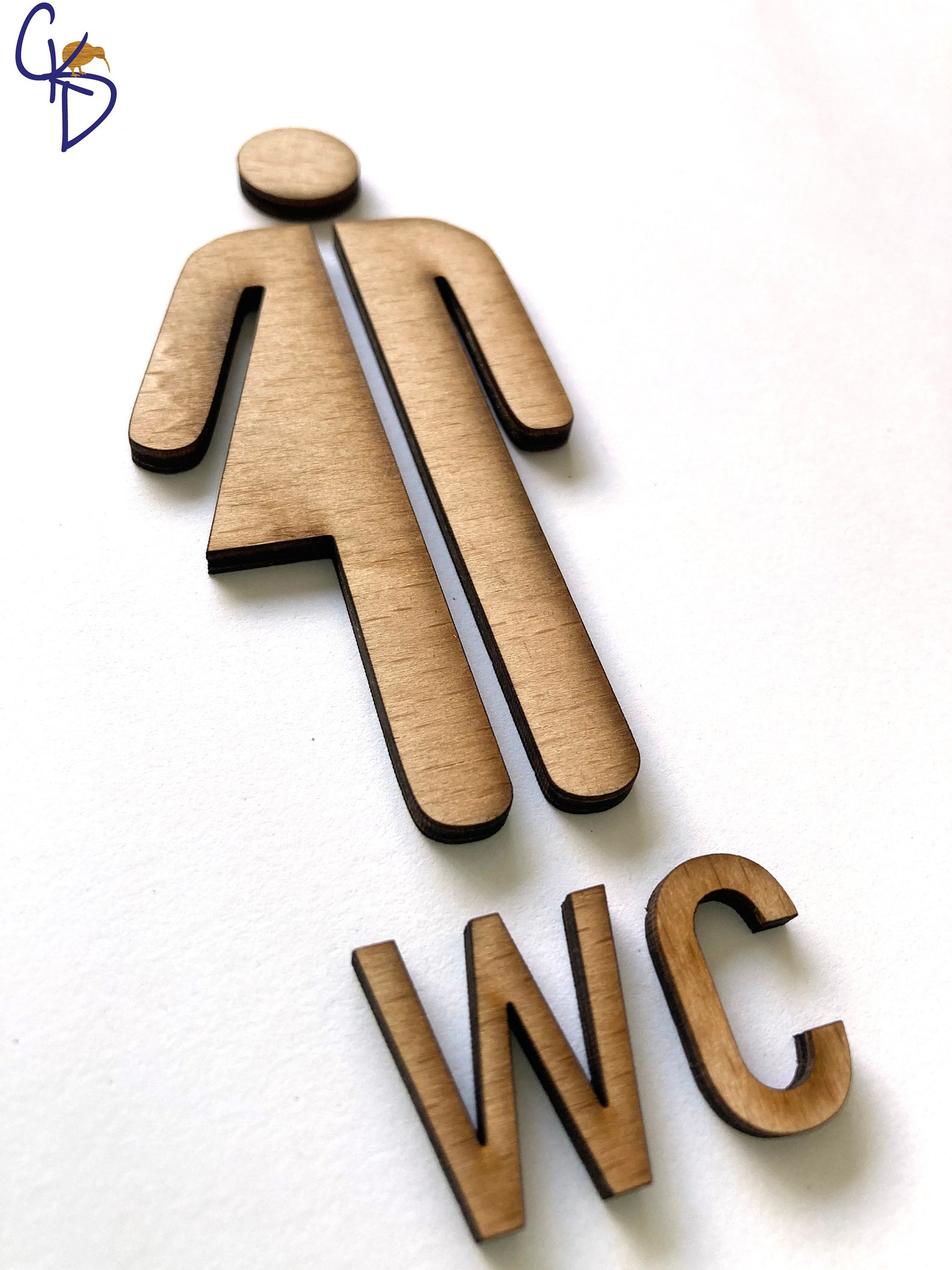 Toilet/bathroom Sign, Wooden Sign, Bathroom Decoration, Toilet Wall ...