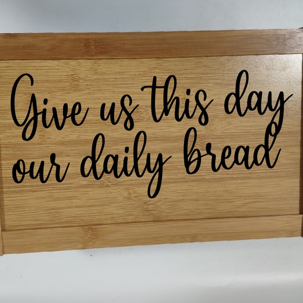 Daily Bread Decal - Etsy