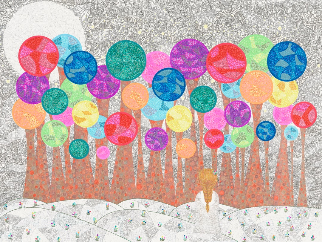 Fiona and Her Forestscape print, Taylor Swift Fan Art, Folklore - Etsy