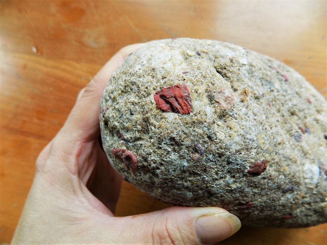 Large Michigan Pudding Stone Rough Unpolished for Lapidary - Etsy