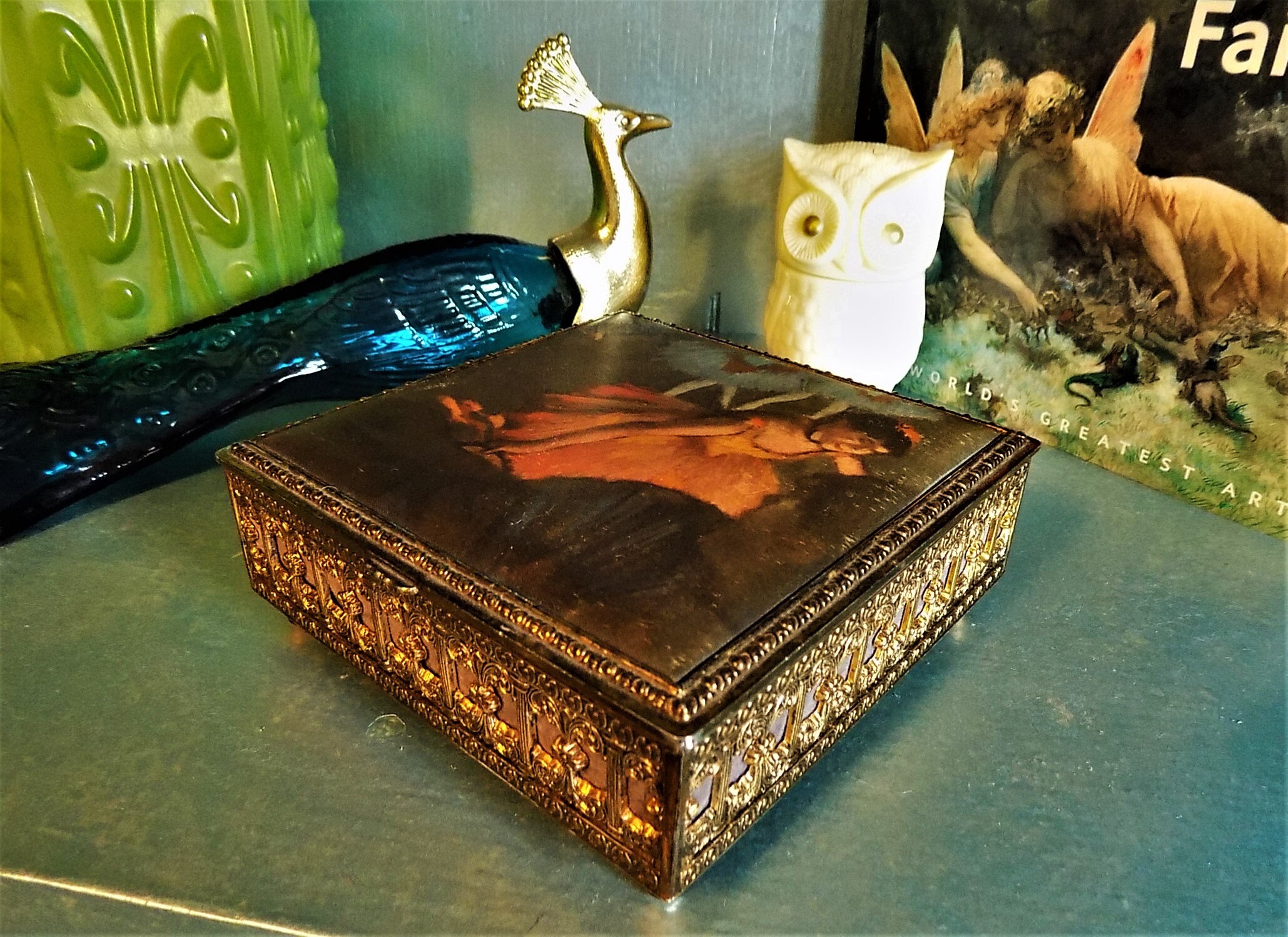 Vintage A Ballet Seen From an Opera Box Degas Metal and Fabric Music ...