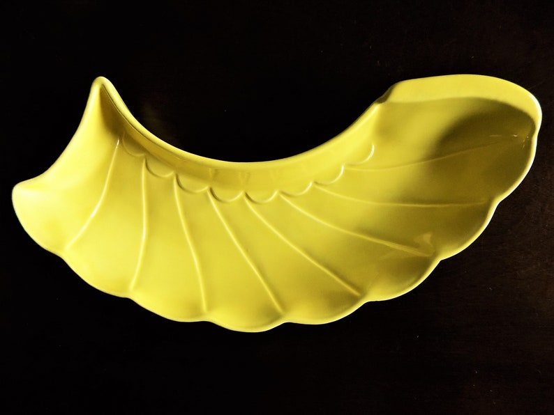 3 Lazy Susan Plates, Mid Century Serving Dishes, Pale Mustard Yellow ...