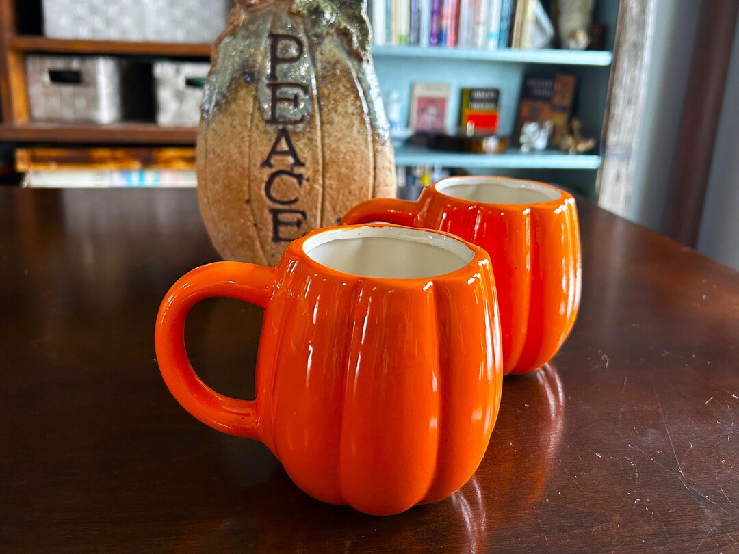 2 Royal Norfolk Pumpkin Mugs, Halloween, Fall - Etsy