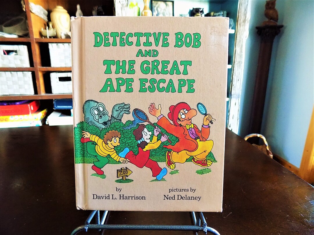 Detective Bob and the Great Ape Escape Book Kids Children Hard Cover ...
