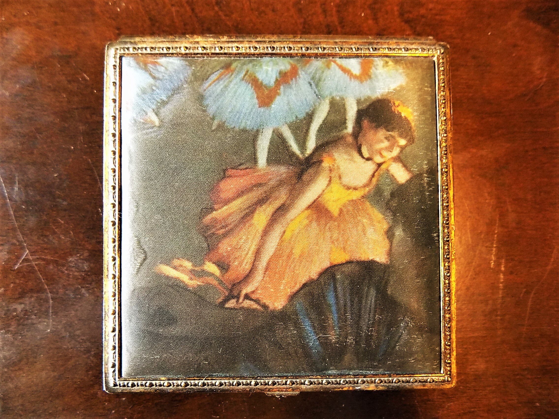 Vintage A Ballet Seen From an Opera Box Degas Metal and Fabric Music ...