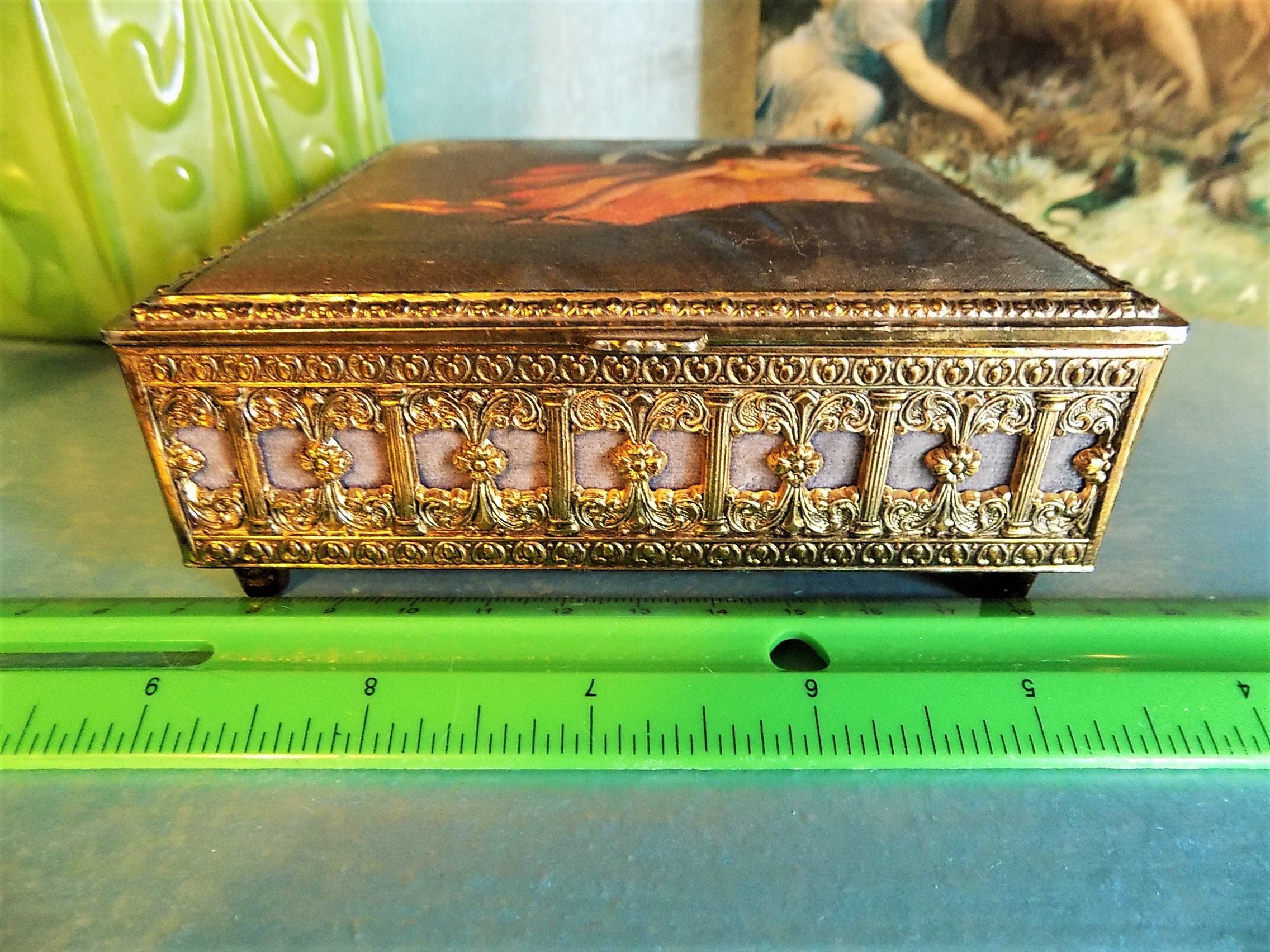 Vintage A Ballet Seen From an Opera Box Degas Metal and Fabric Music ...