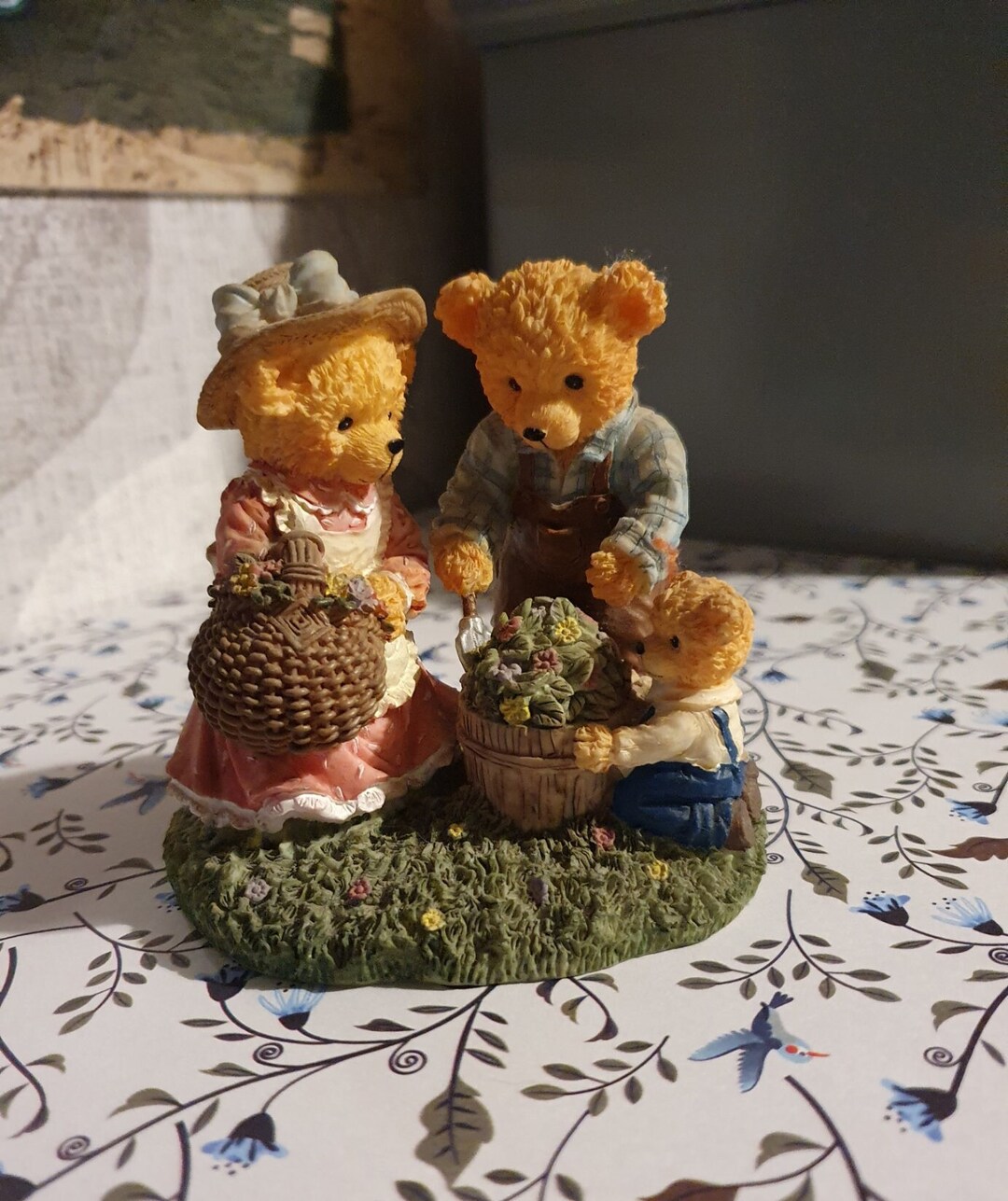 Vintage Springtime Bears Sarah & Theodore Lovable Teddies Collectable ...