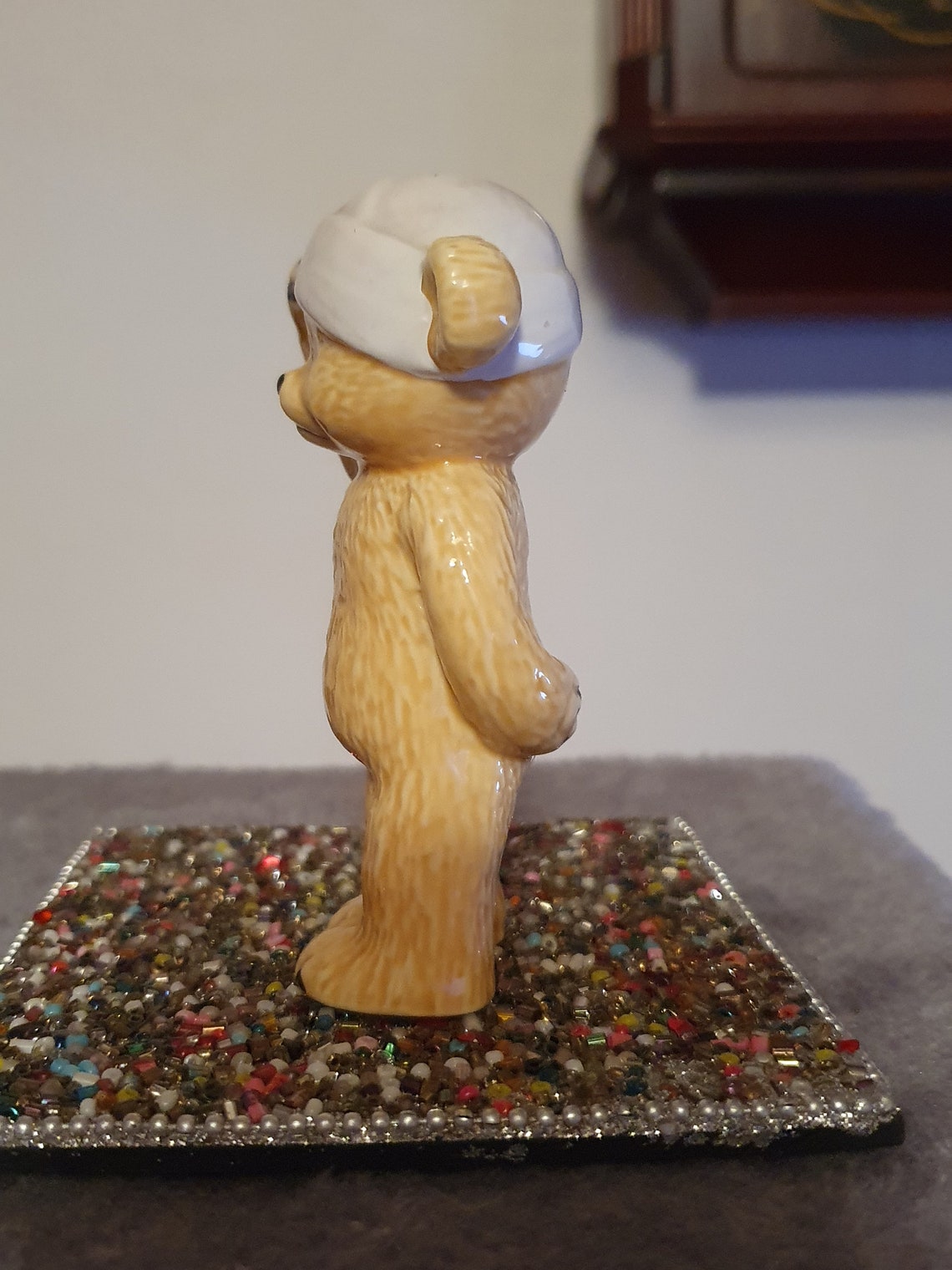 Vintage Ceramic bear with bandaged head unboxed pre-loved | Etsy