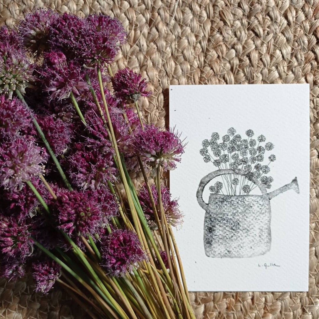 Drawing Rain of Flowers - Etsy