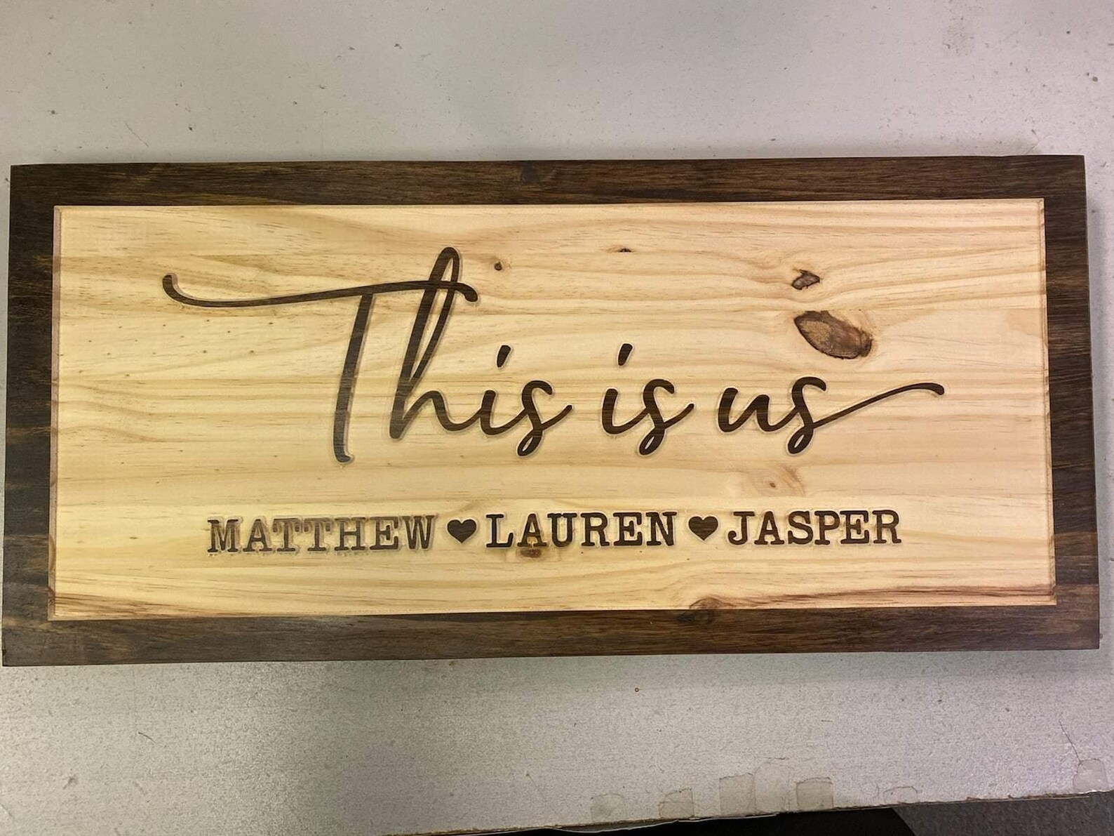 11in X 18in Custom Sign With Border - Etsy