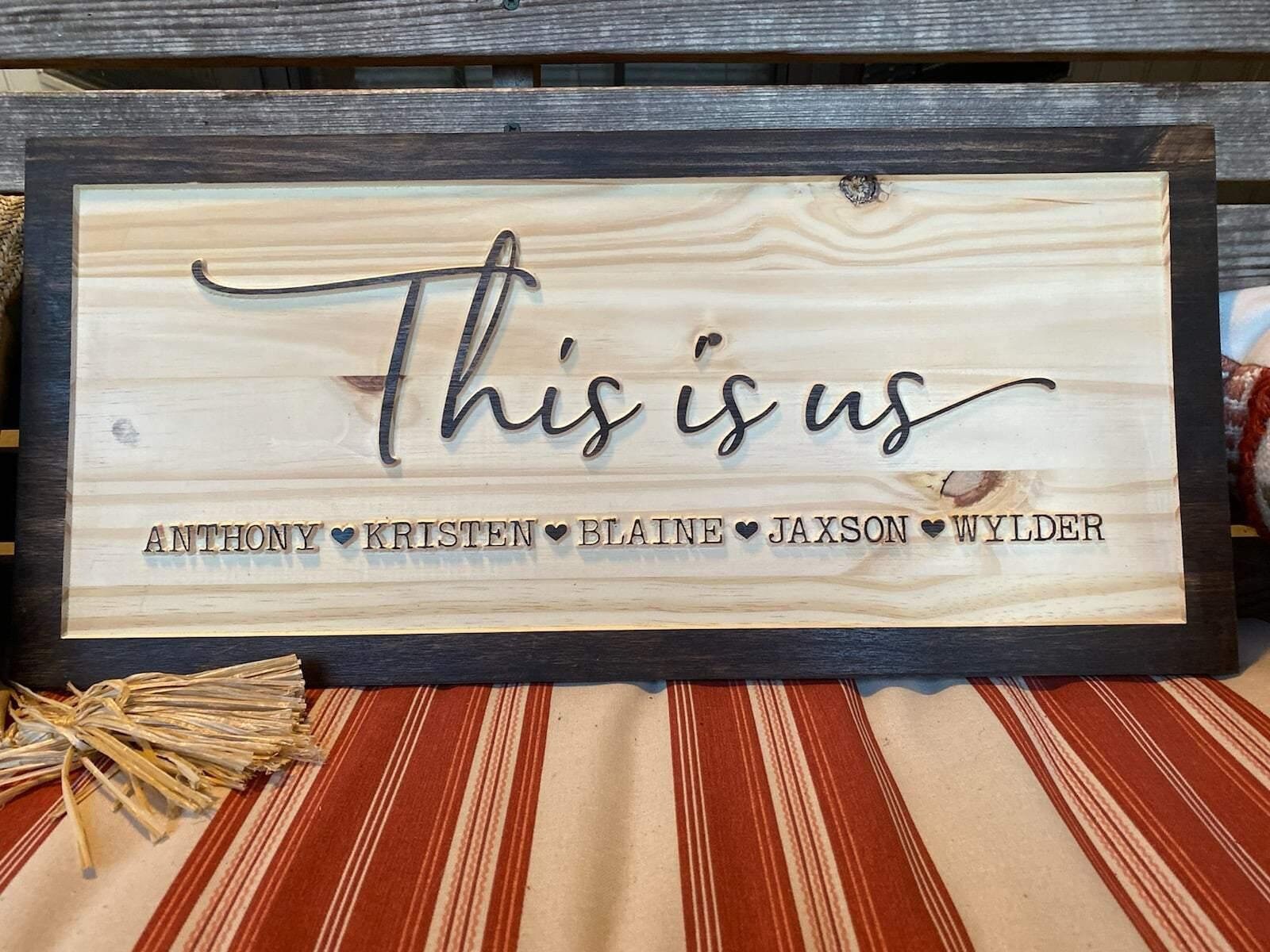 11in X 18in Custom Sign With Border - Etsy