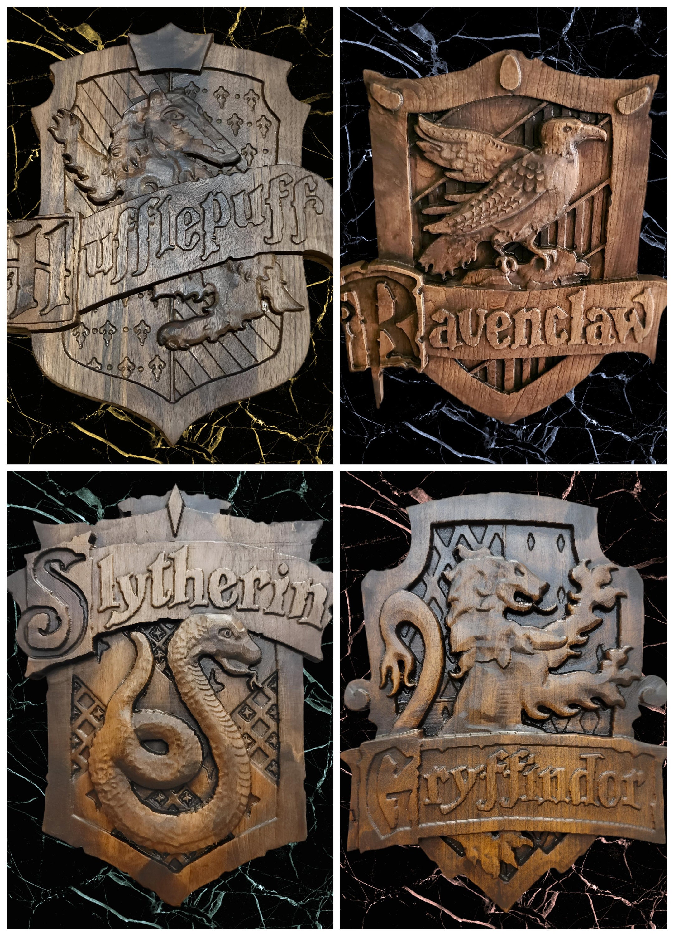 Hogwarts House Crest - Etsy