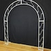 Handmade Oval Metal Wedding Arch, Party Photo Booth Backdrop - Etsy