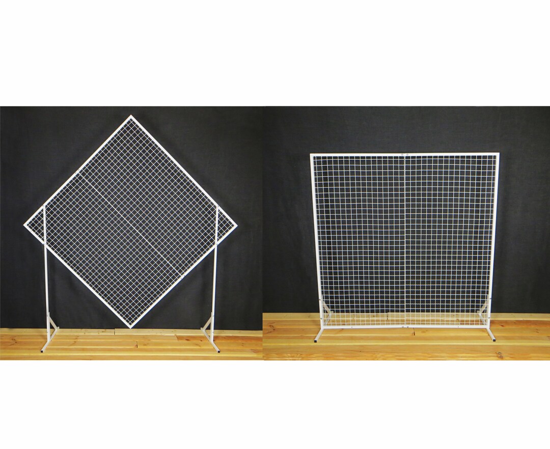 2 in 1 Square and Rhombus Wedding Arch With Grid Iron Arch - Etsy