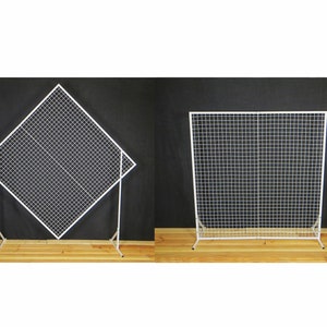 2 in 1 Square and Rhombus Wedding Arch With Grid Iron Arch - Etsy