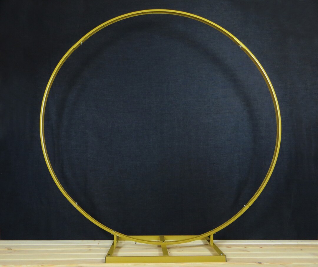 Round Metal Arch With Rectangular Bottom, Very Sturdy Circle Arch - Etsy