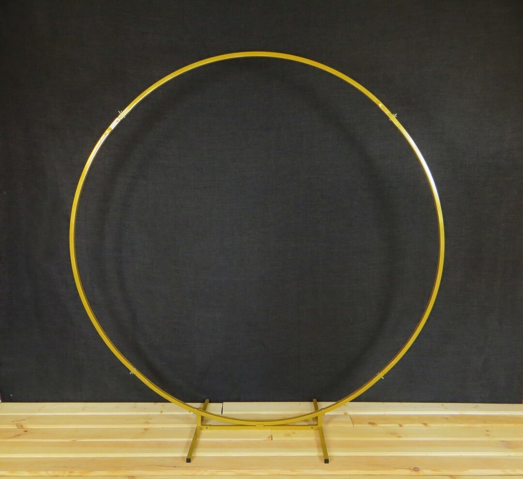 Round Metal Wedding Arch, Iron Round Arch, Ring Arch, Circle Wedding ...