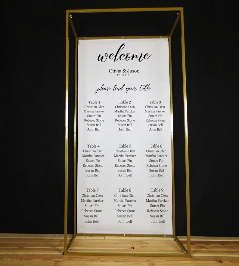 Metal Stand for Seats Layout Metal Arch Wedding Stand - Etsy