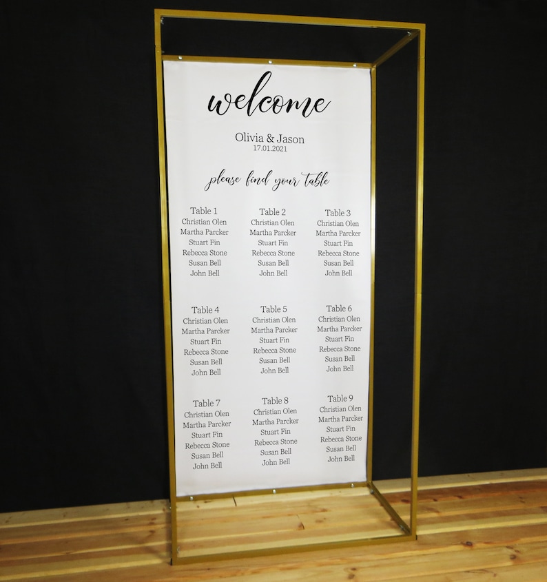 Metal Stand for Seats Layout Metal Arch Wedding Stand - Etsy