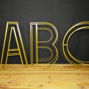 Huge Metal Letters,24" Tall, Wedding Letters, Baby Shower Letters, Big ...
